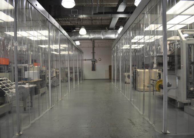 2000X2000X2596 มม. แบบพกพา Softwall Clean Room Enclosures